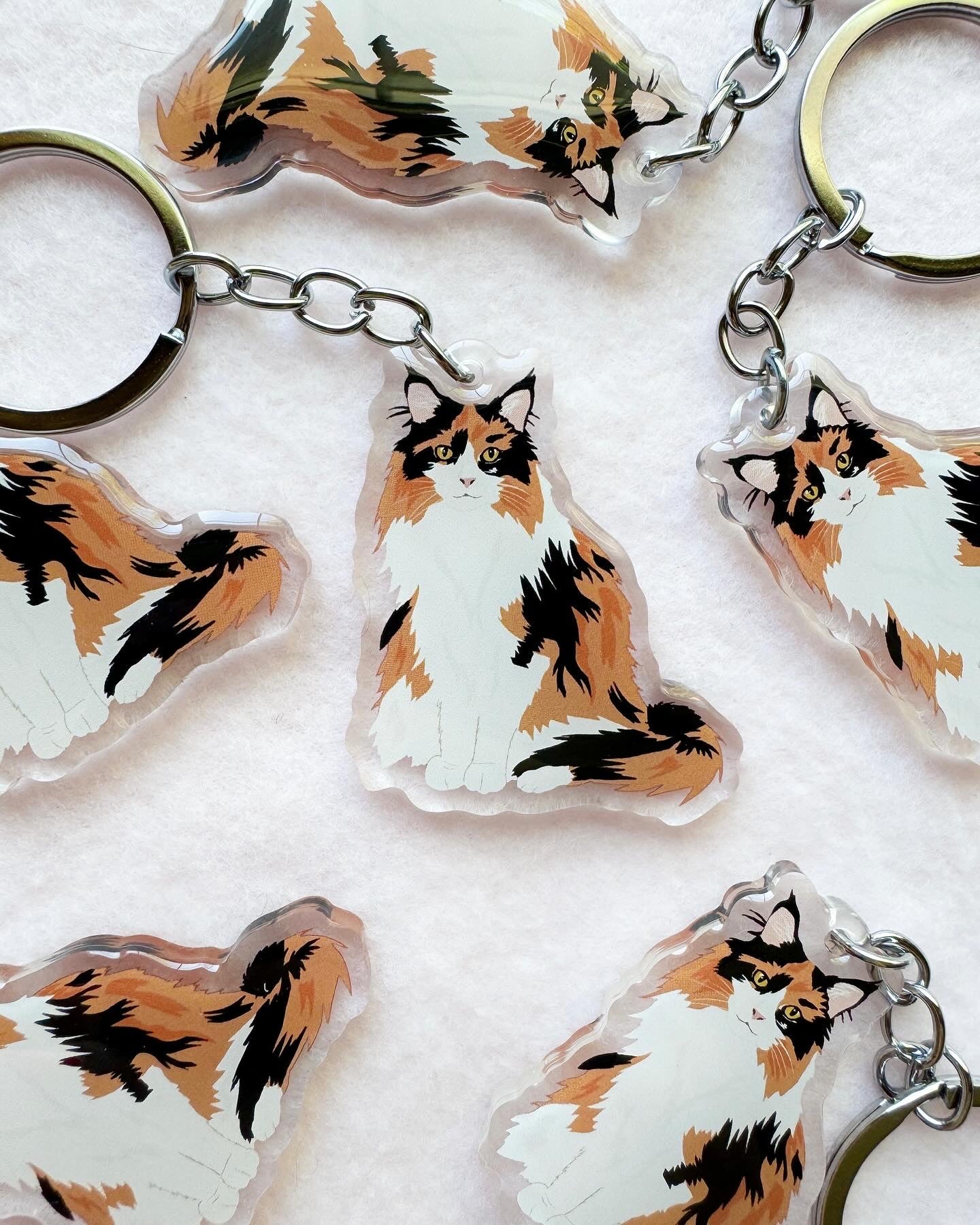 Shop Cat Keychains - Our Cheery Corner