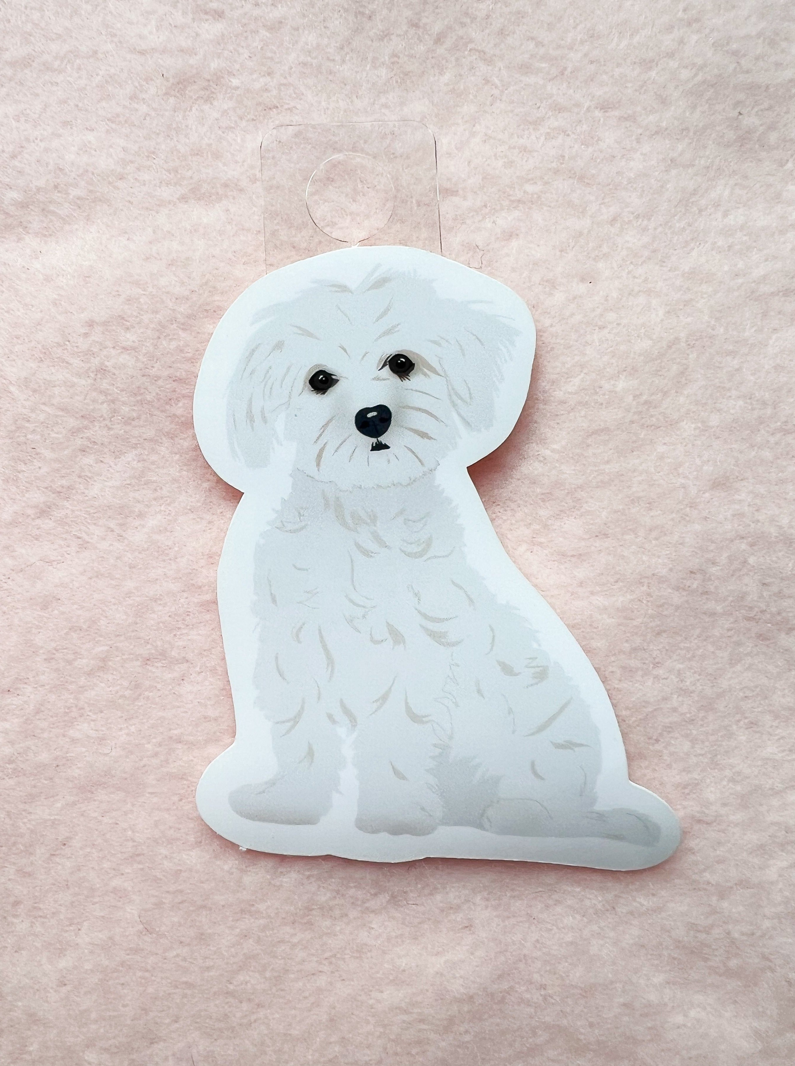 Maltese Sticker - Our Cheery Corner