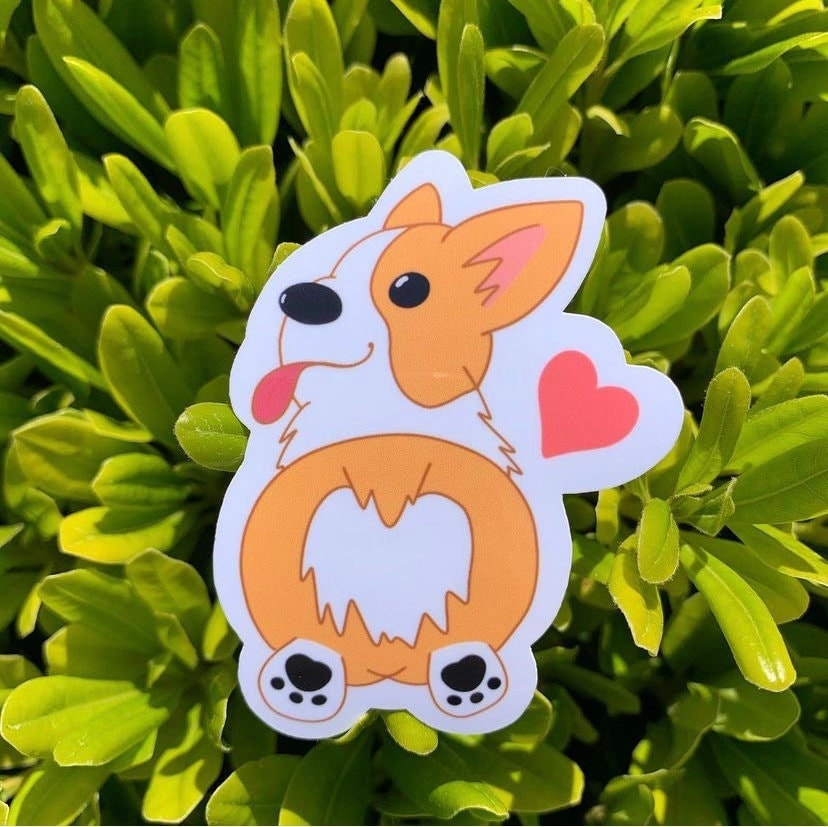Corgi Sticker - Our Cheery Corner